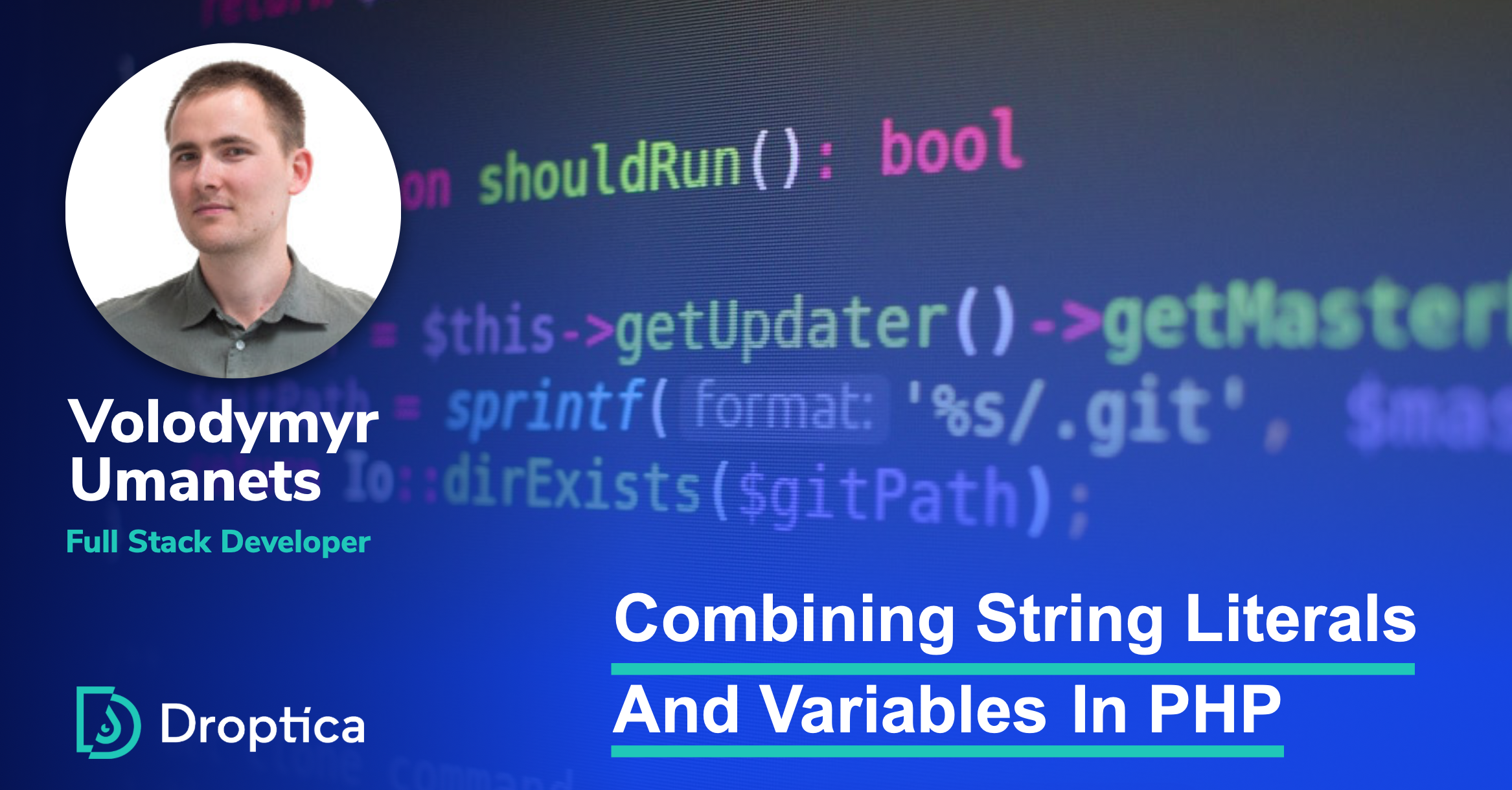 How to link string literals with variables in PHP? | Droptica